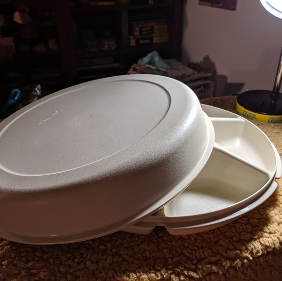 Tupperware | Kitchen | Tupperware 7 Compartment Serving Container ...